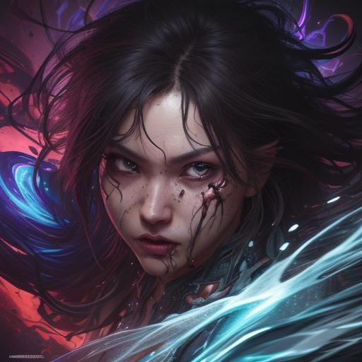 Defiant in the face of Chaos - AI Generated Artwork - NightCafe Creator