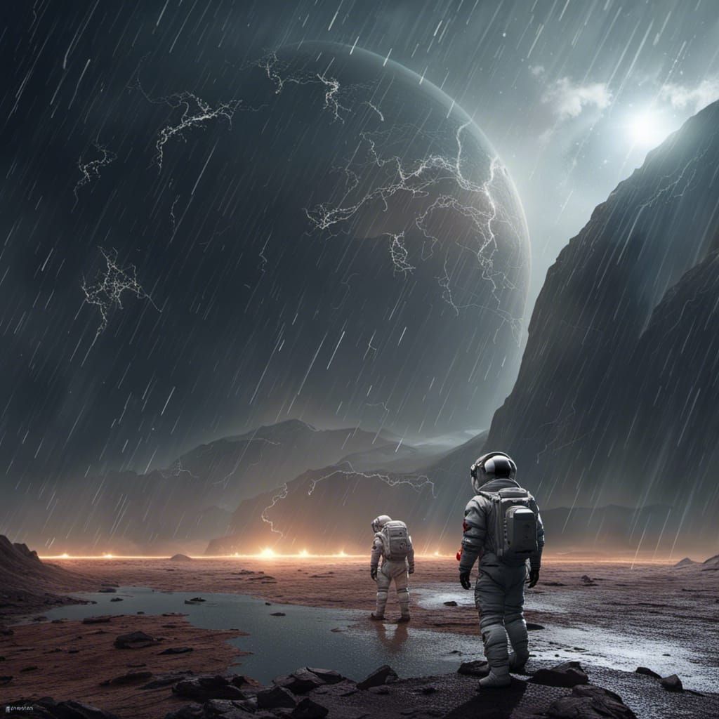 Stormy world - AI Generated Artwork - NightCafe Creator