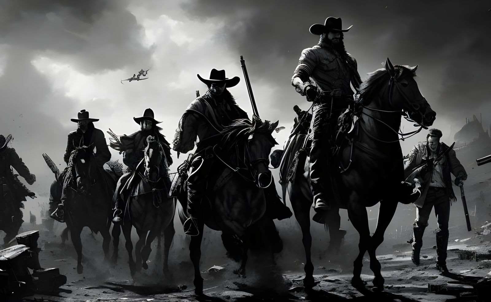Outlaws - AI Generated Artwork - NightCafe Creator