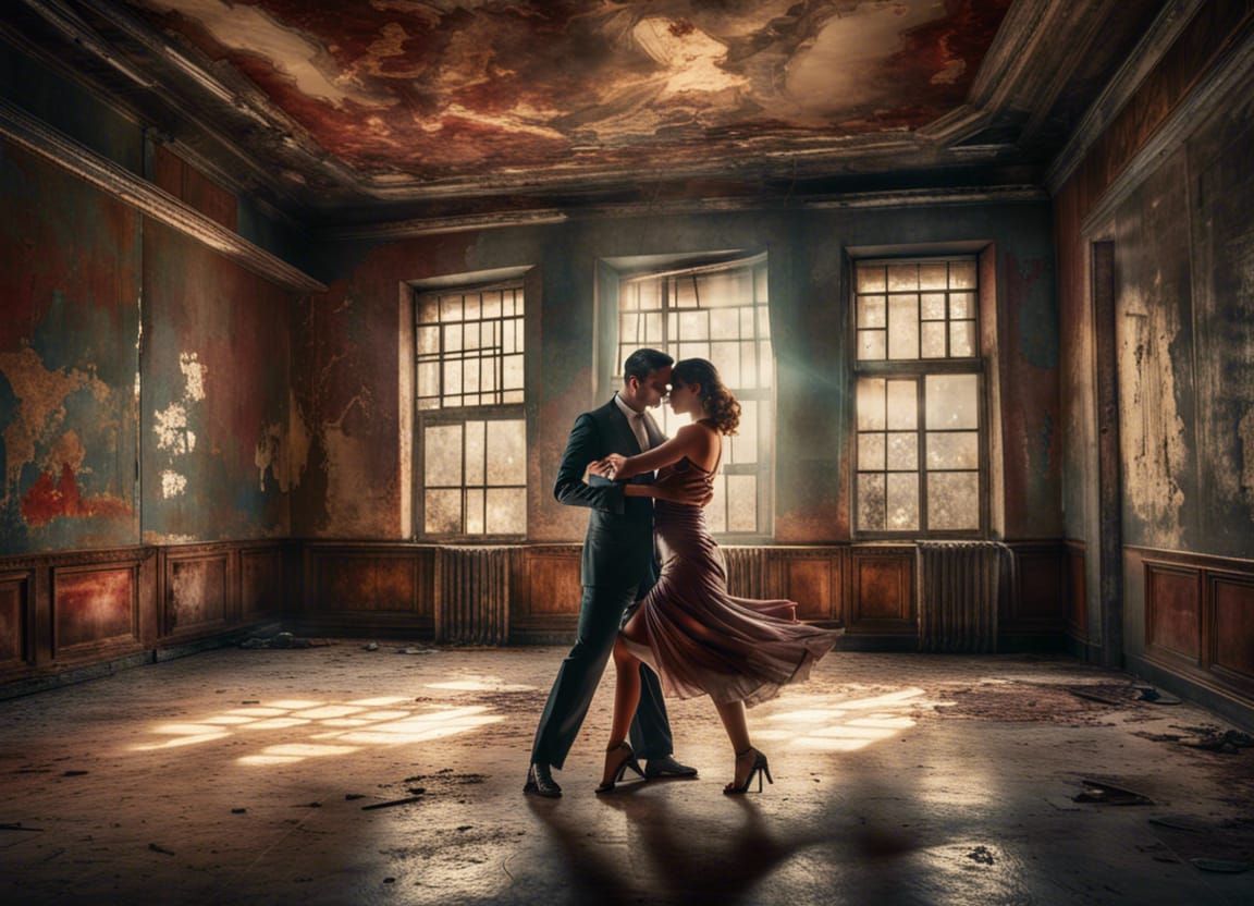 A couple dancing tango - AI Generated Artwork - NightCafe Creator