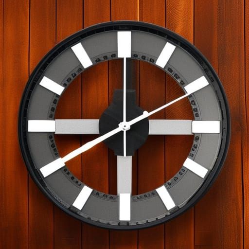 Iron Clock - AI Generated Artwork - NightCafe Creator