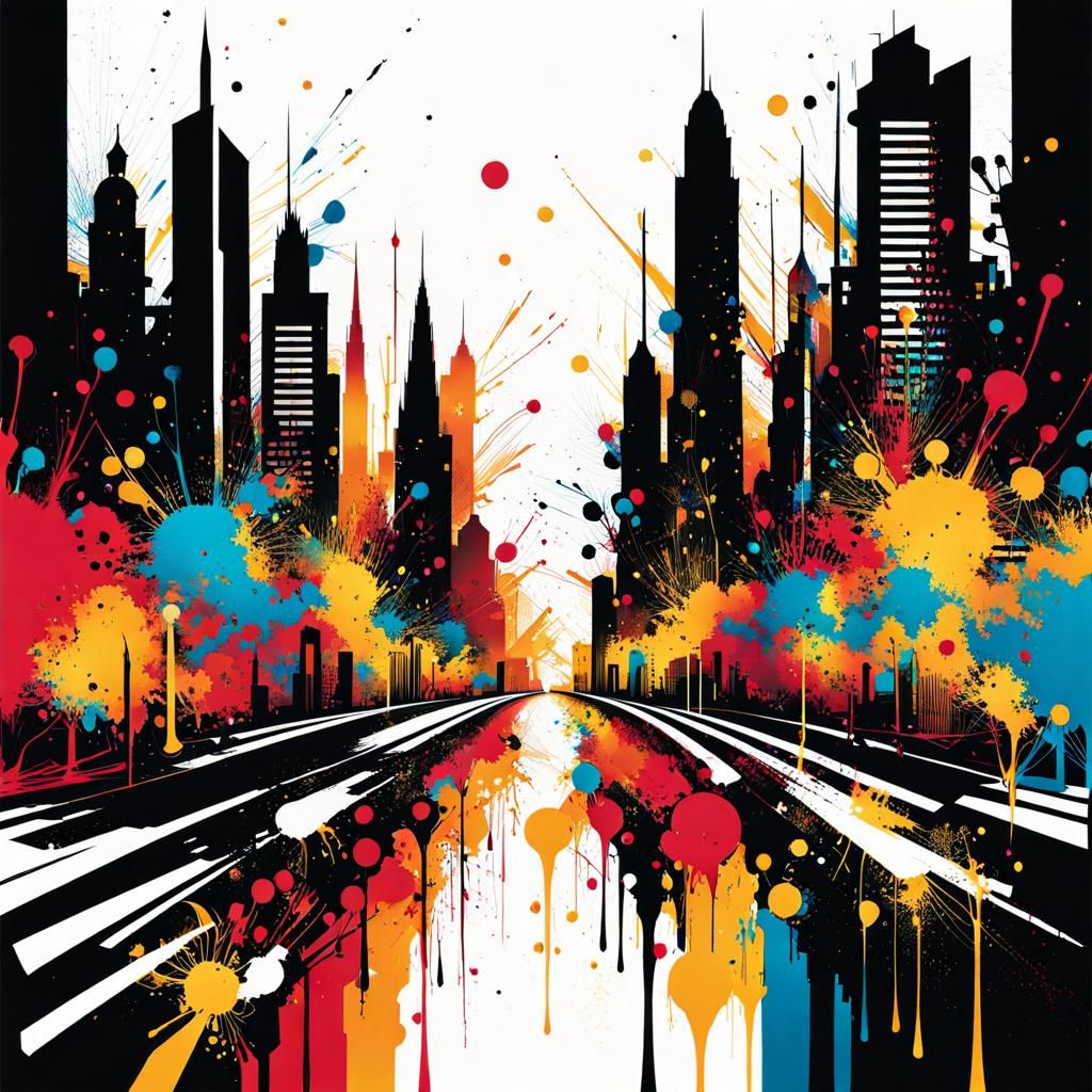 Cityscape II - AI Generated Artwork - NightCafe Creator