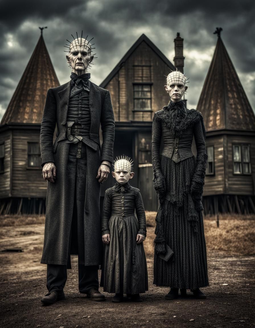Pinhead's Family - AI Generated Artwork - NightCafe Creator