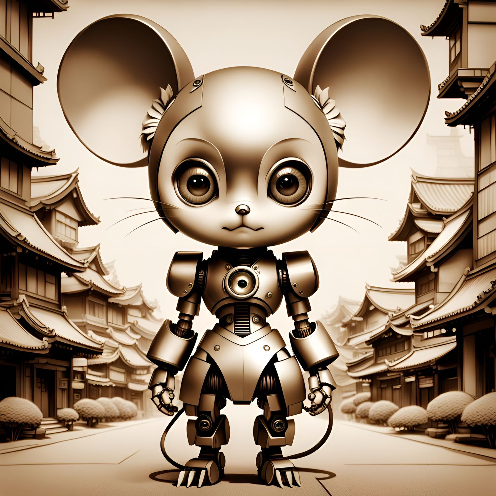 Robot Mice - AI Generated Artwork - NightCafe Creator