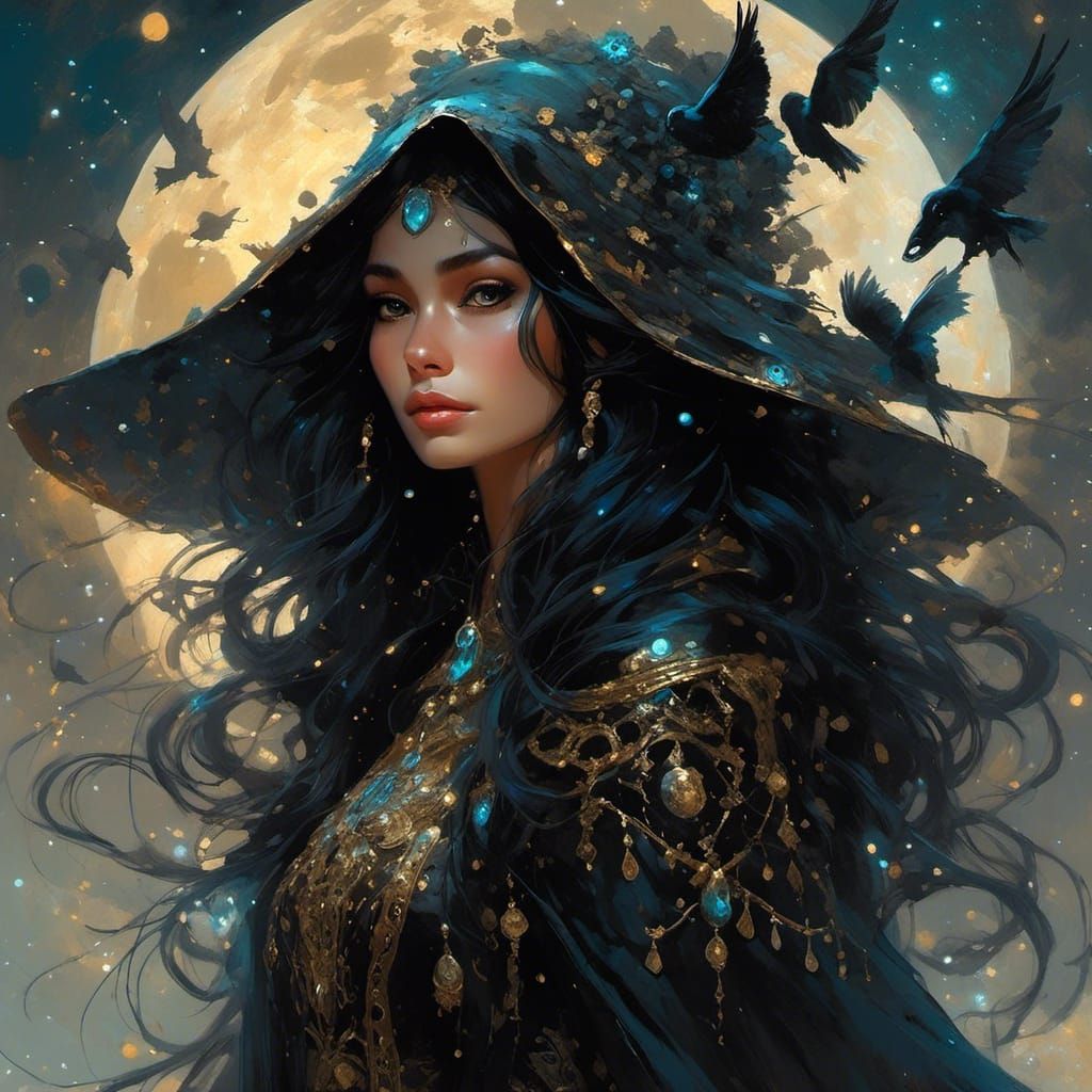 Beautiful witch 🧹 - AI Generated Artwork - NightCafe Creator