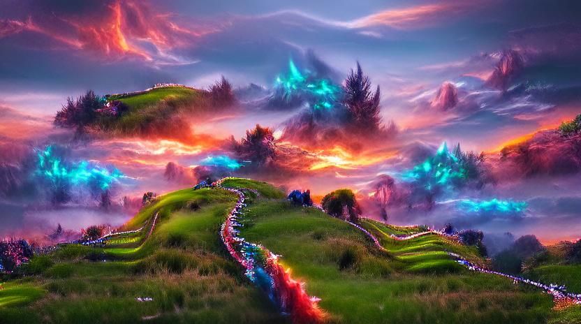 A never ending path - AI Generated Artwork - NightCafe Creator