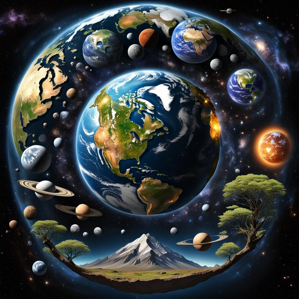 Creation of the earth - AI Generated Artwork - NightCafe Creator