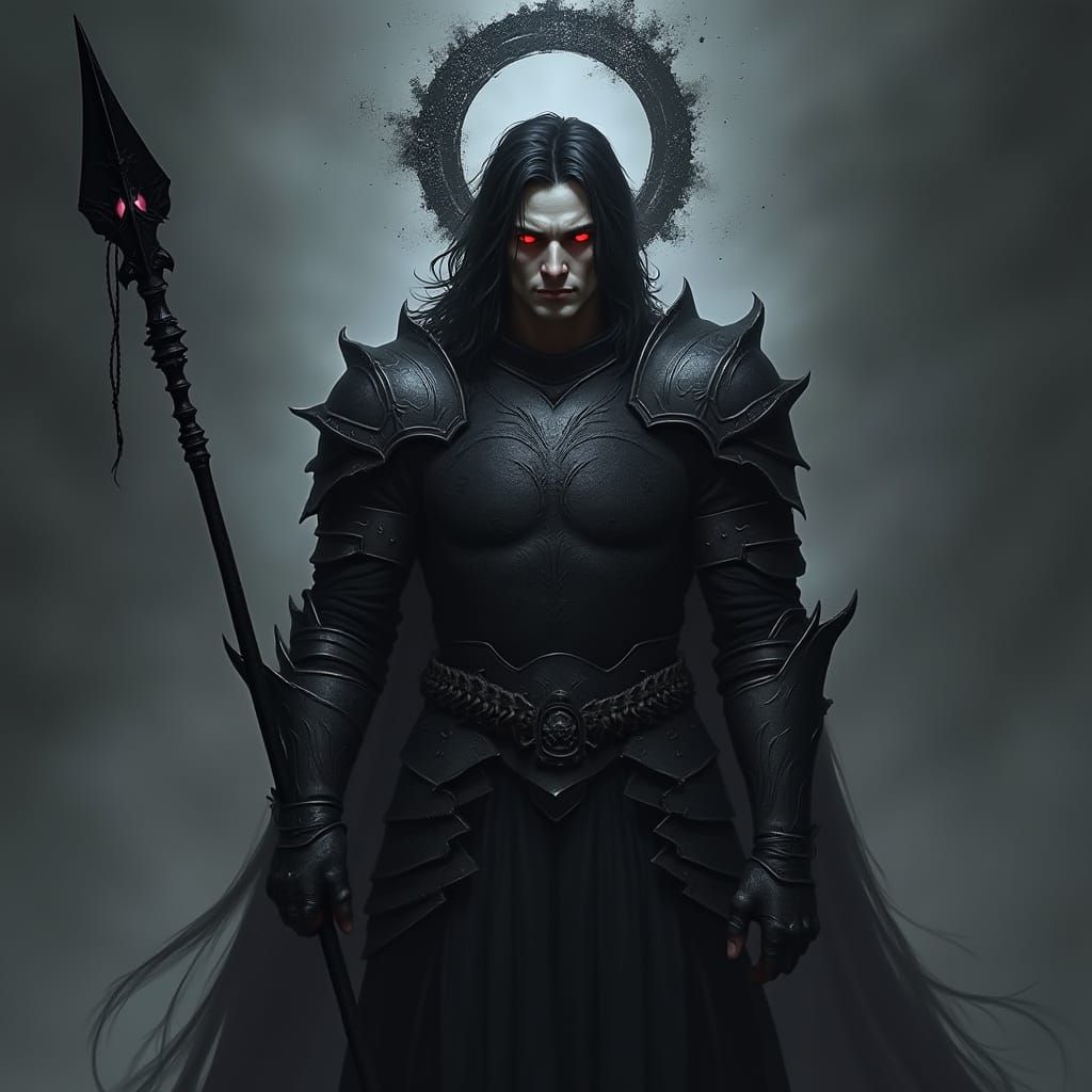 Fallen aasimar and paladin of vengeance, this character is the older ...