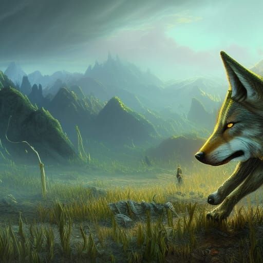 Corn, wolf - AI Generated Artwork - NightCafe Creator