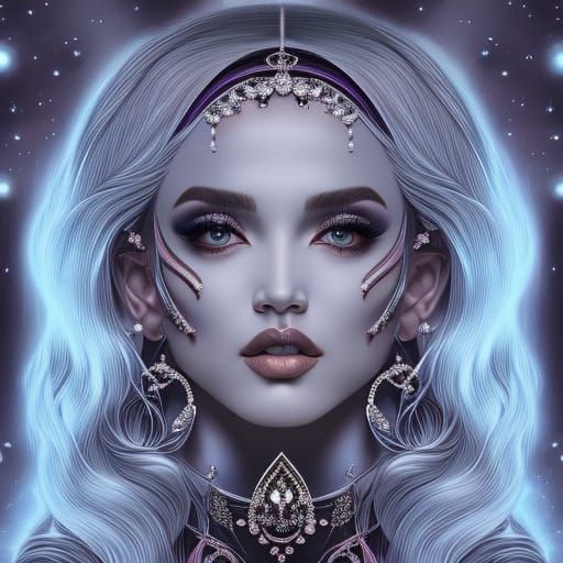 Our lunar queen - AI Generated Artwork - NightCafe Creator