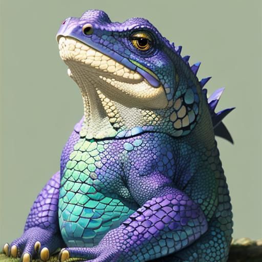 Tuatara delicate colors - AI Generated Artwork - NightCafe Creator
