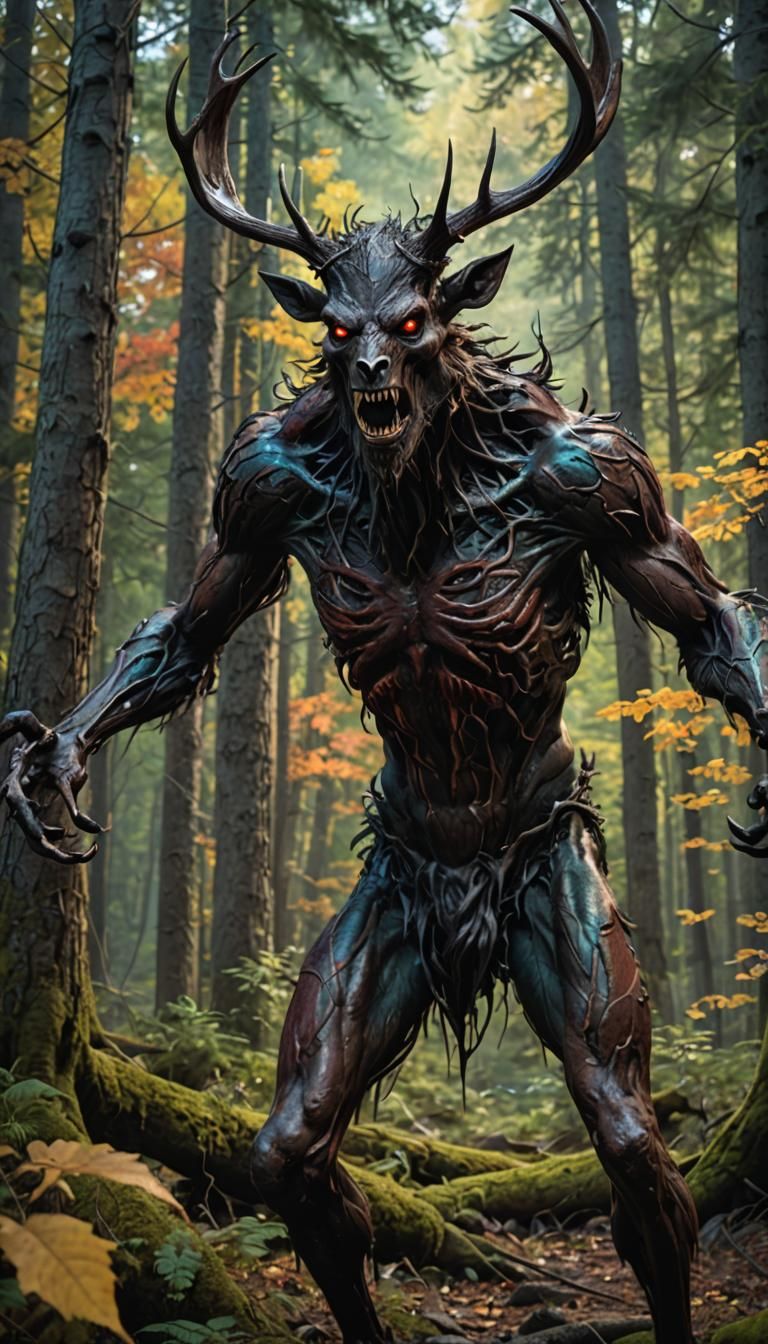 Wendigo - AI Generated Artwork - NightCafe Creator