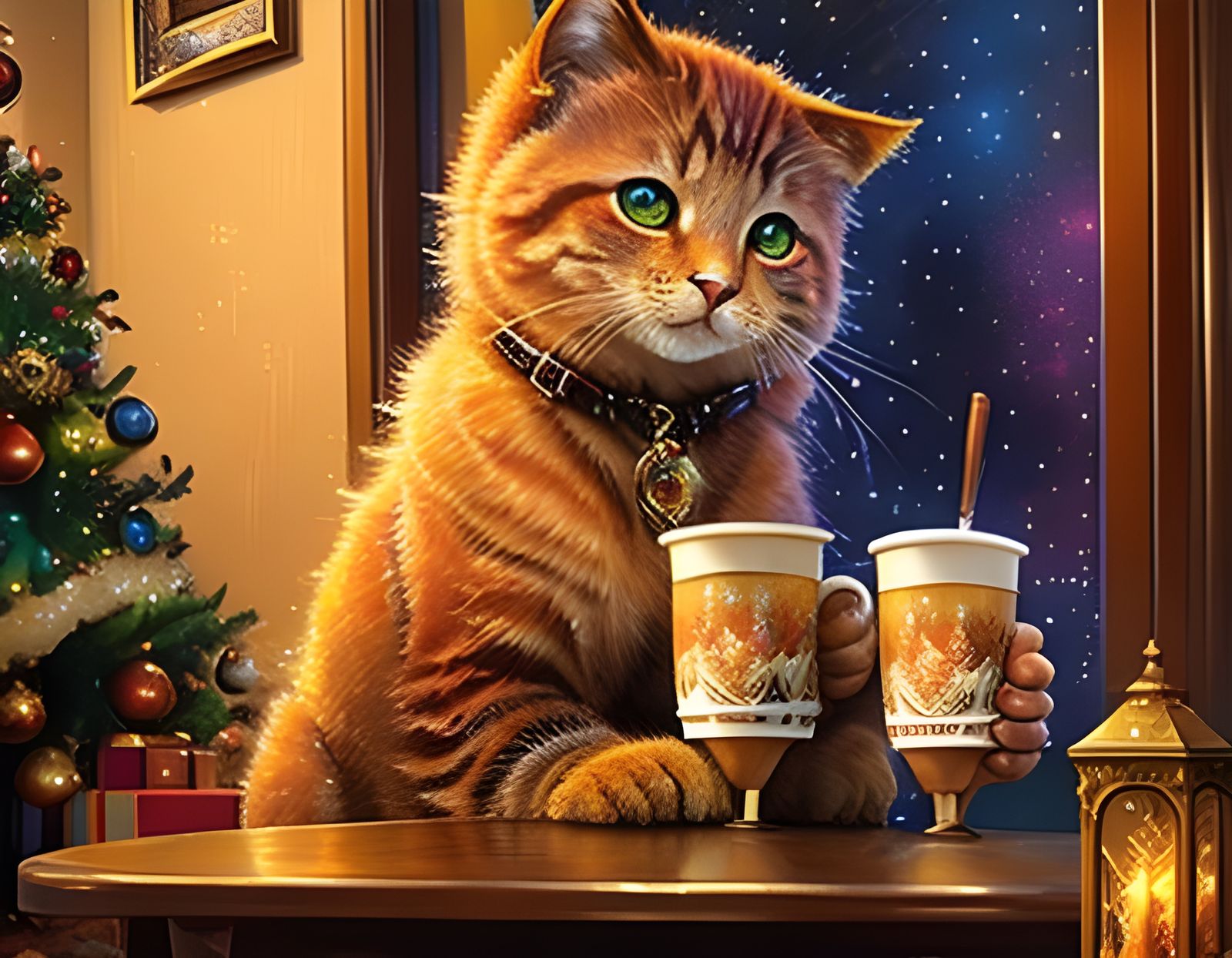 Triple Carmel machioto coffee,color corrected complementary colors ...