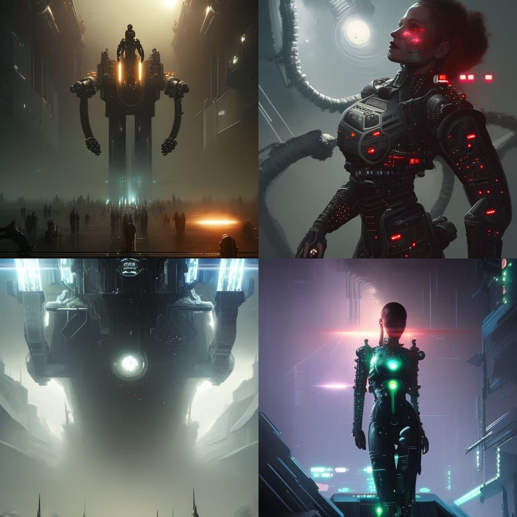 E. g. The Bionic Future of Humanity Evolution into the Borg Collective ...