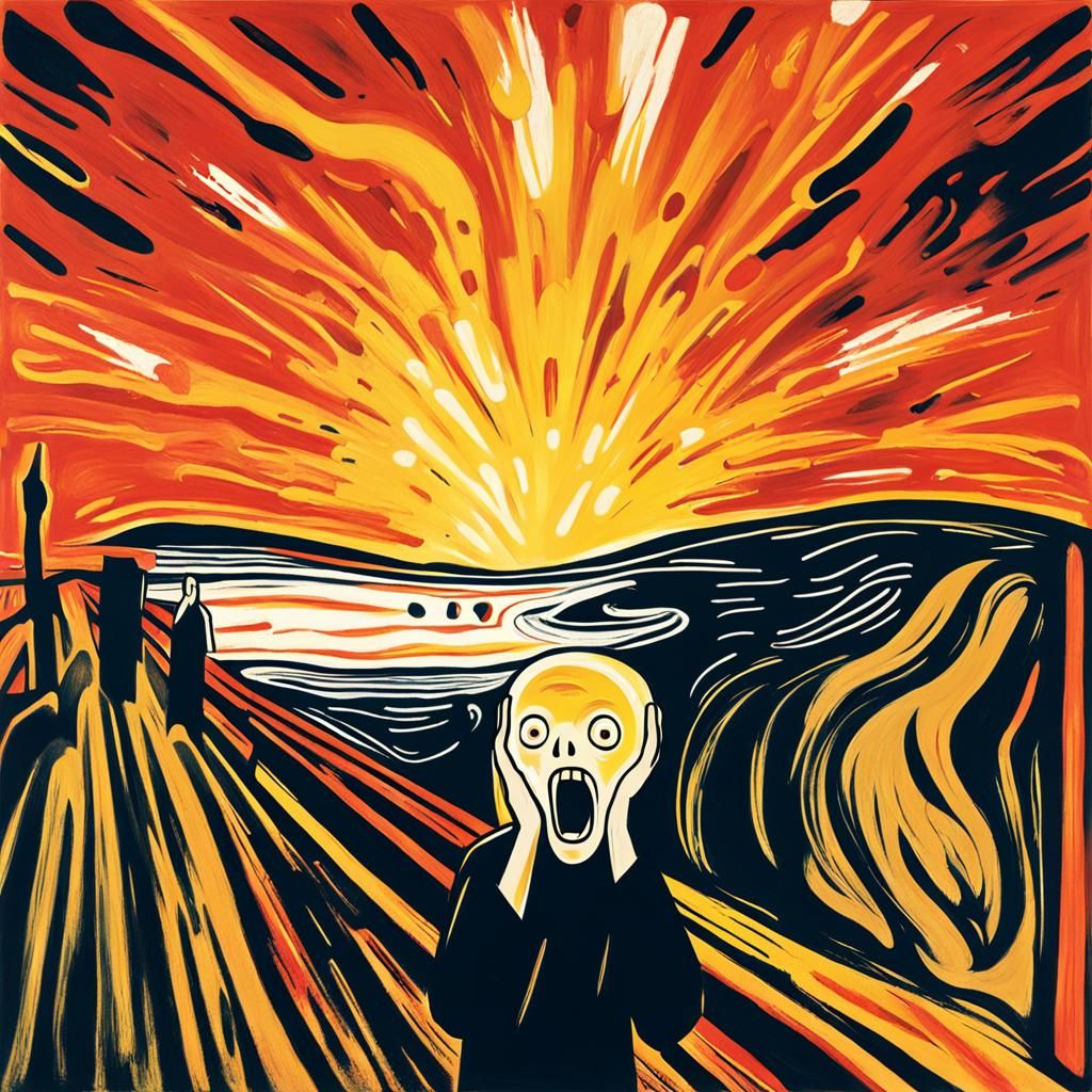 The Scream - AI Generated Artwork - NightCafe Creator