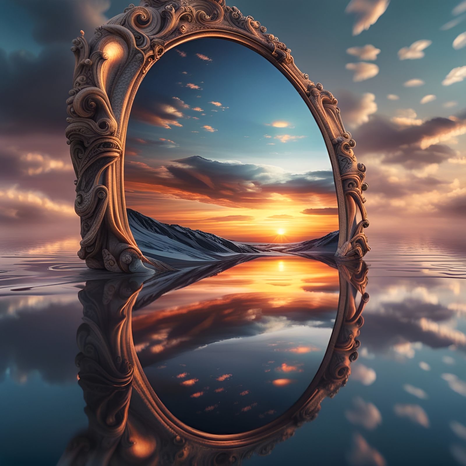 Reflection - AI Generated Artwork - NightCafe Creator