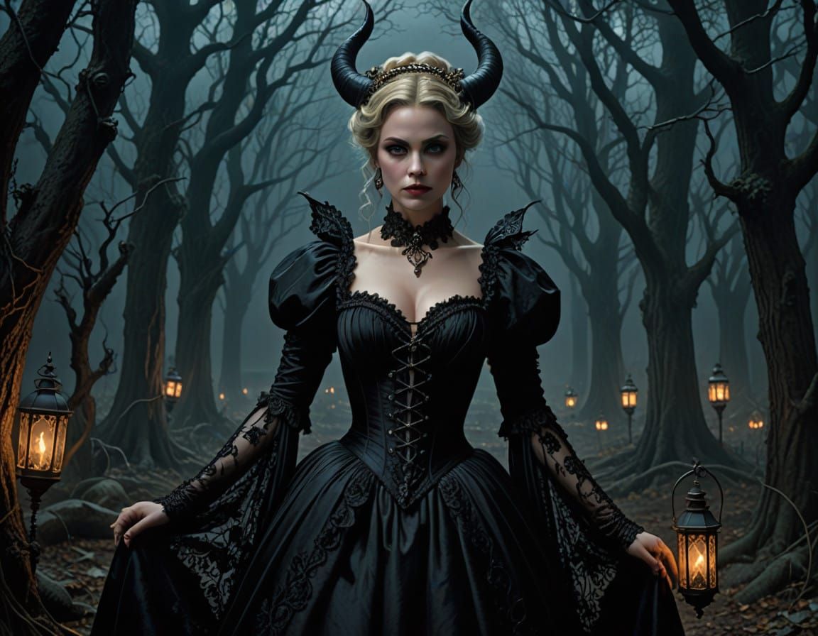 Cinderella accidently transformed into a dark fey by the Fair Godmother ...