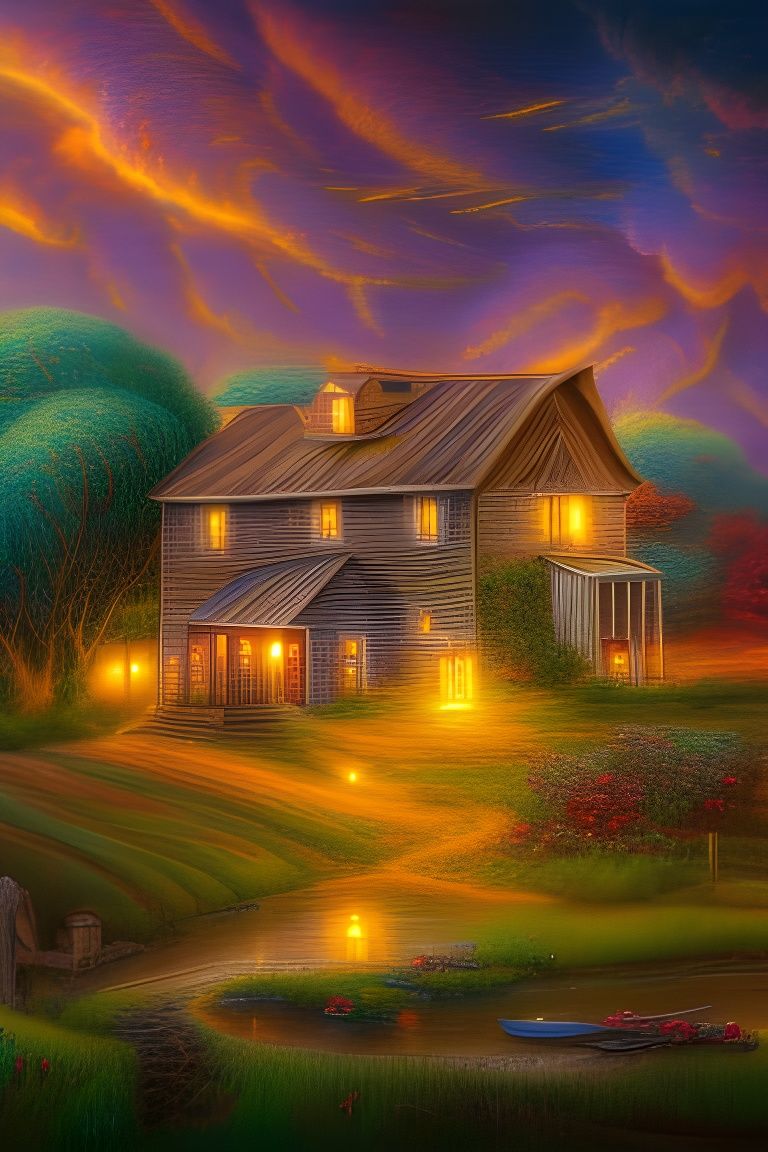Rural Magic - AI Generated Artwork - NightCafe Creator