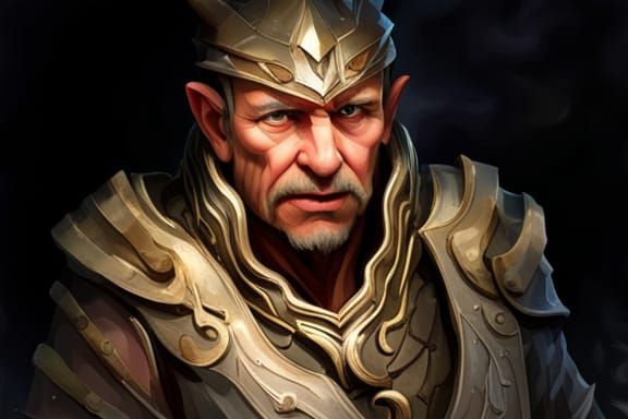 Elder Elven Warrior - AI Generated Artwork - NightCafe Creator