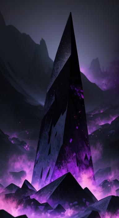 Obsidian Void - AI Generated Artwork - NightCafe Creator