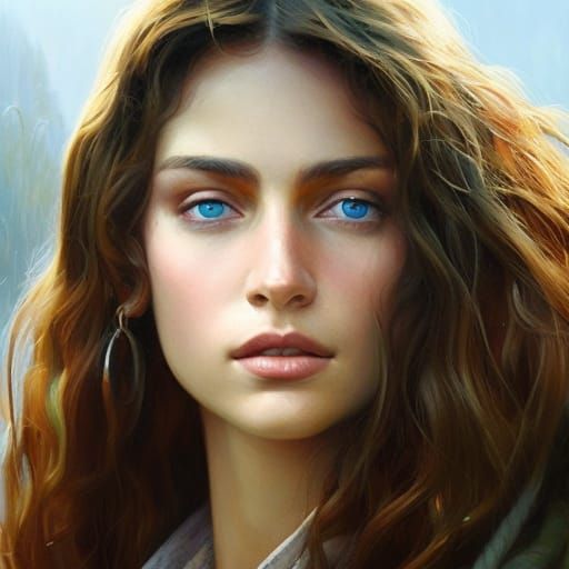 Beautiful Young Woman - AI Generated Artwork - NightCafe Creator