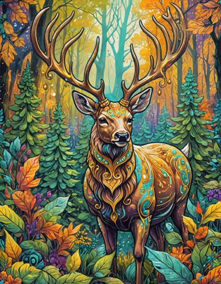 Fantastical Forest - AI Generated Artwork - NightCafe Creator