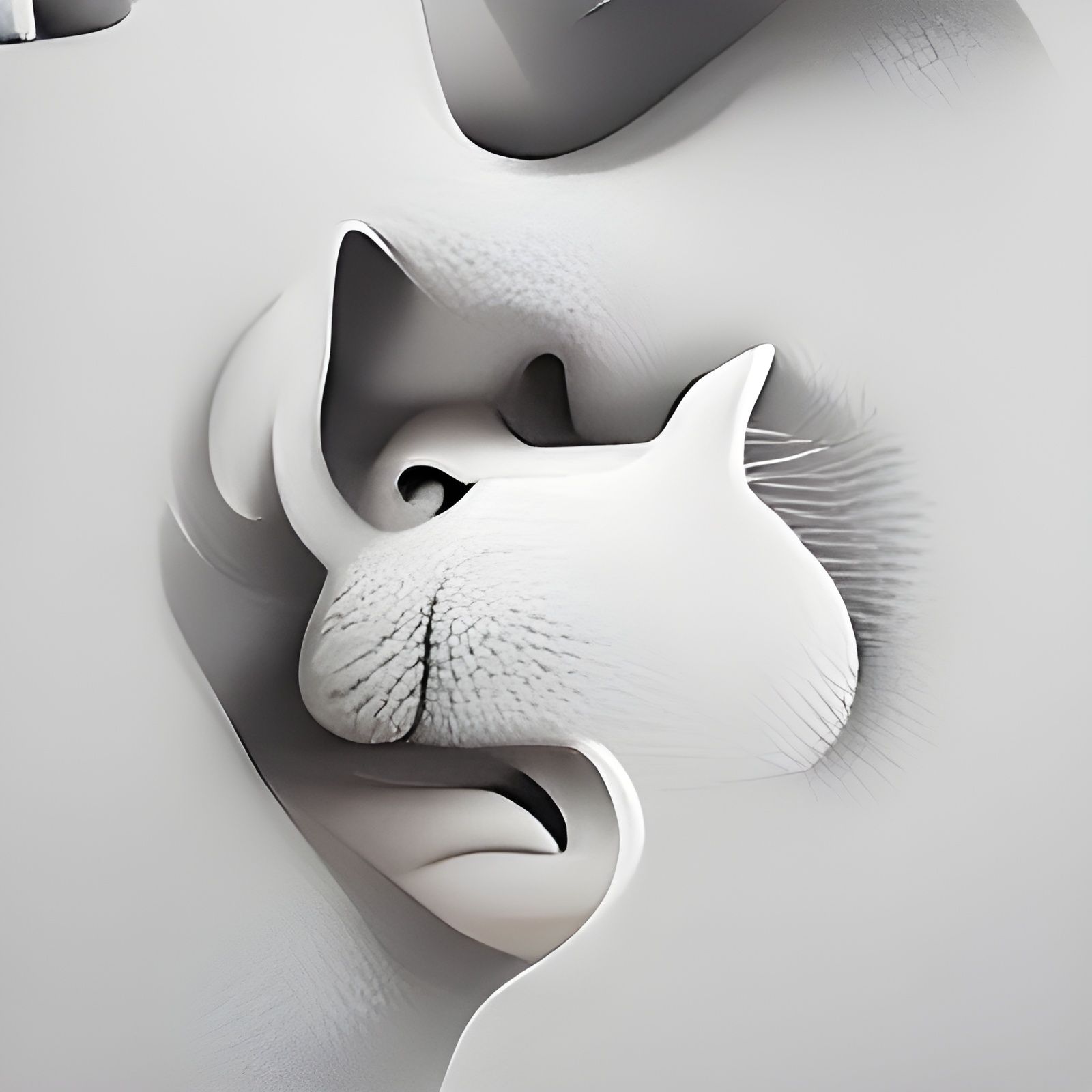Cat face - AI Generated Artwork - NightCafe Creator