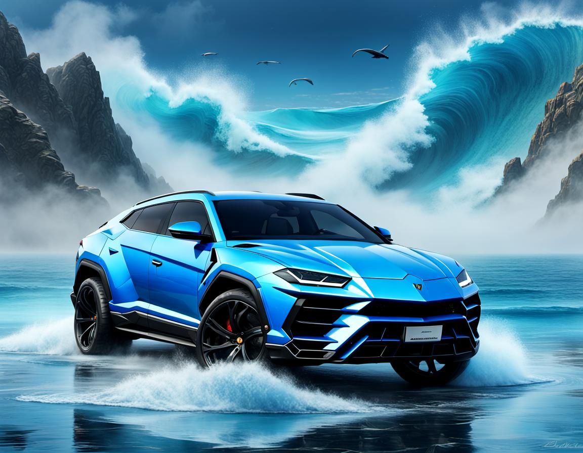 "Ocean Blue Lamborghini Urus – Custom Tuning Marvel" Description ...