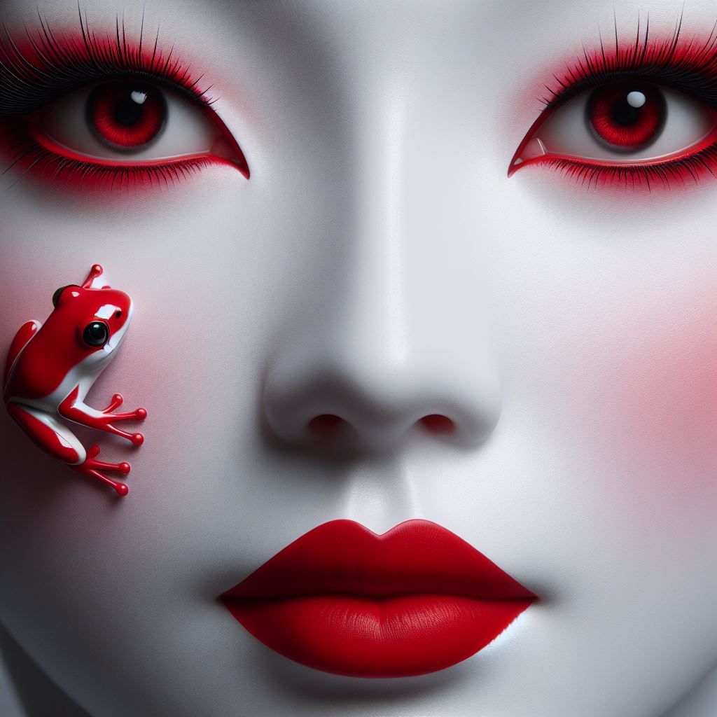 Geisha and Frog - AI Generated Artwork - NightCafe Creator