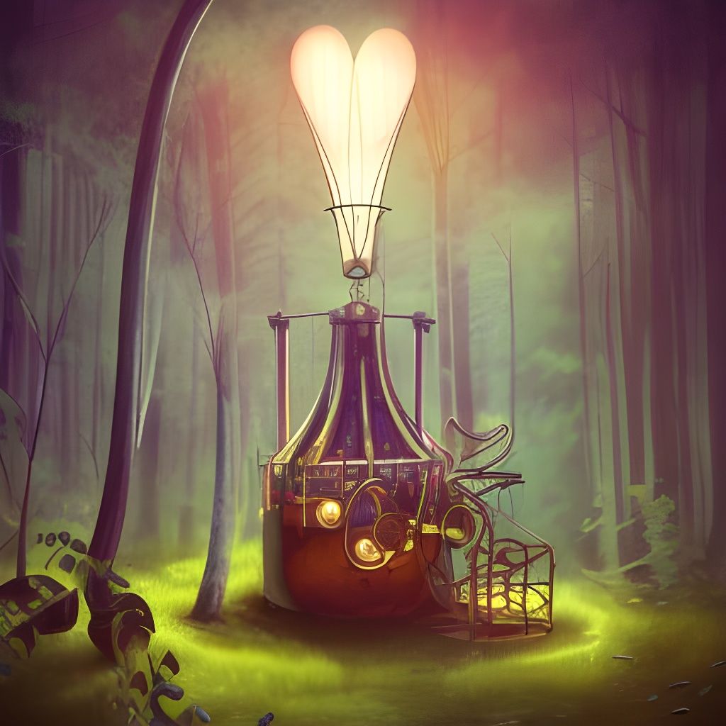 Strange machine - AI Generated Artwork - NightCafe Creator