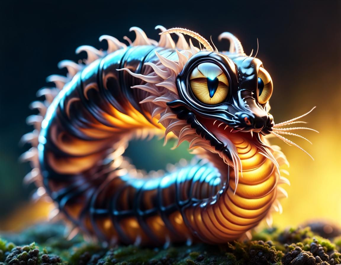 Orborous Worm? - AI Generated Artwork - NightCafe Creator