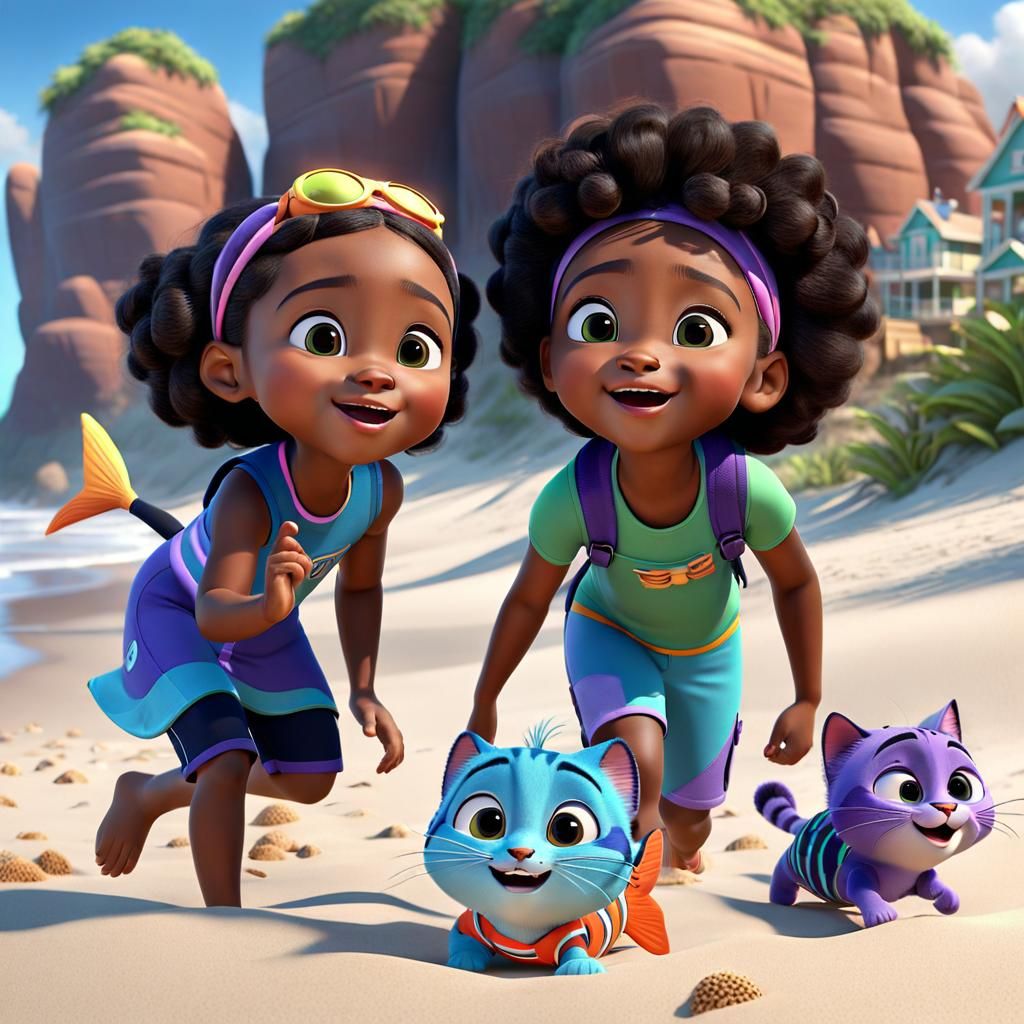 Siblings - AI Generated Artwork - NightCafe Creator