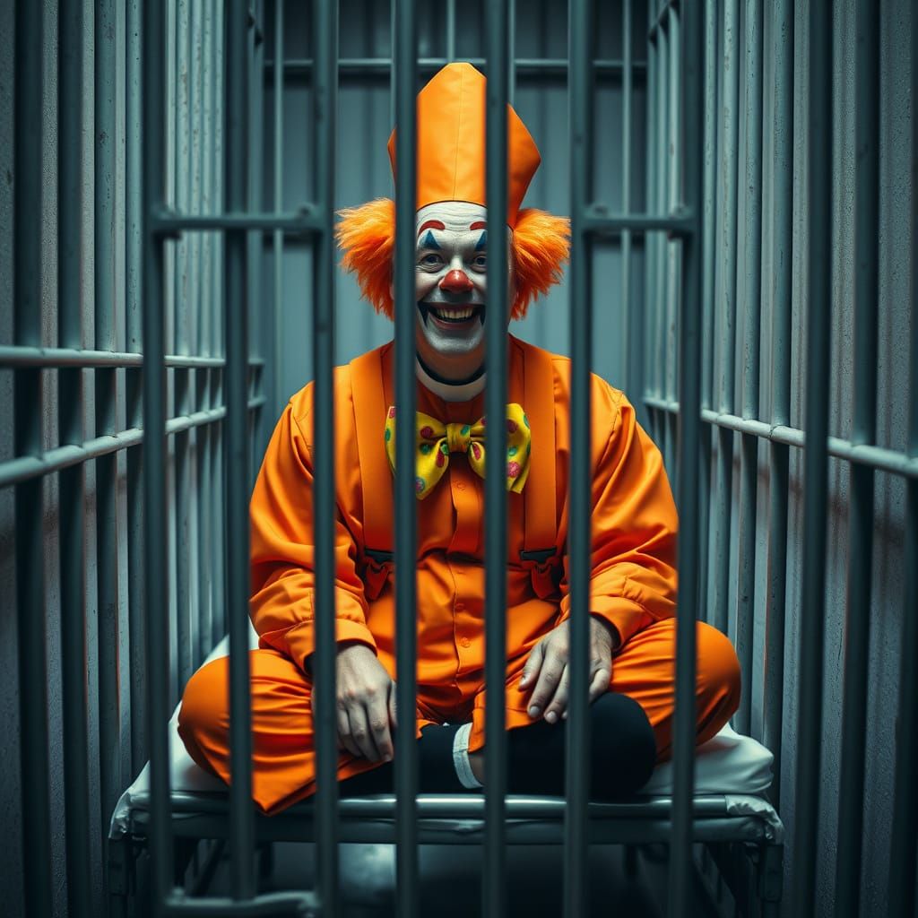 Arrested Clown Priest - Catholic Priest Clown Behind Bars in...