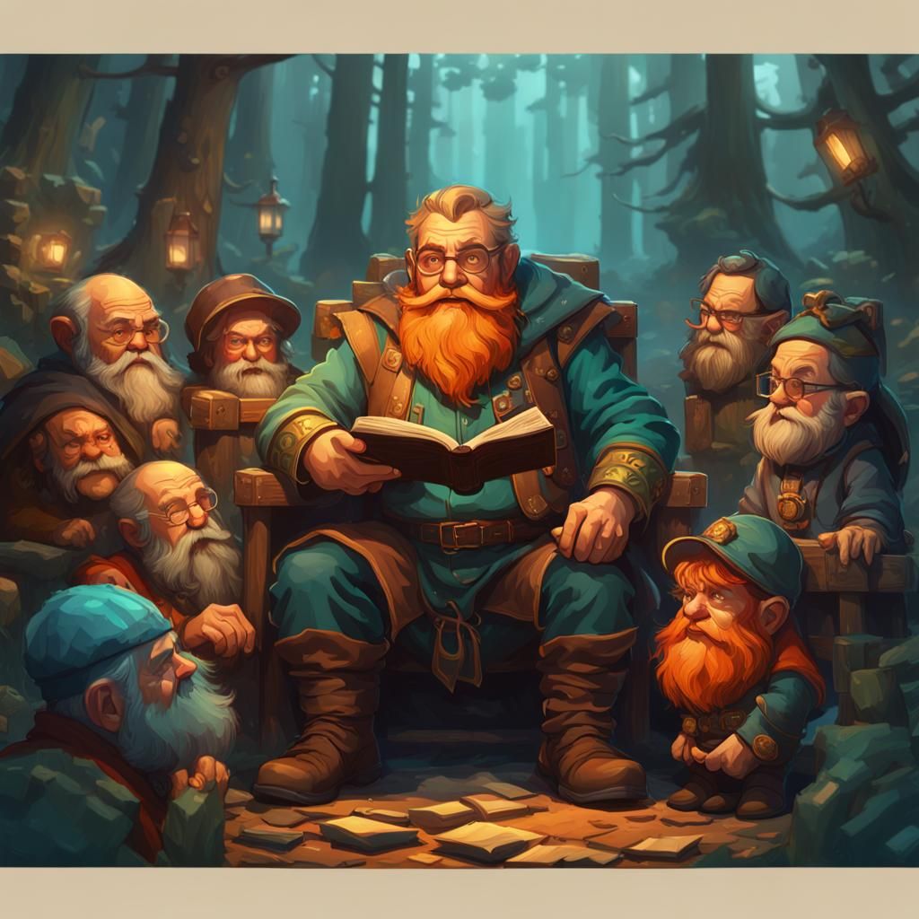 Wise dwarf - AI Generated Artwork - NightCafe Creator