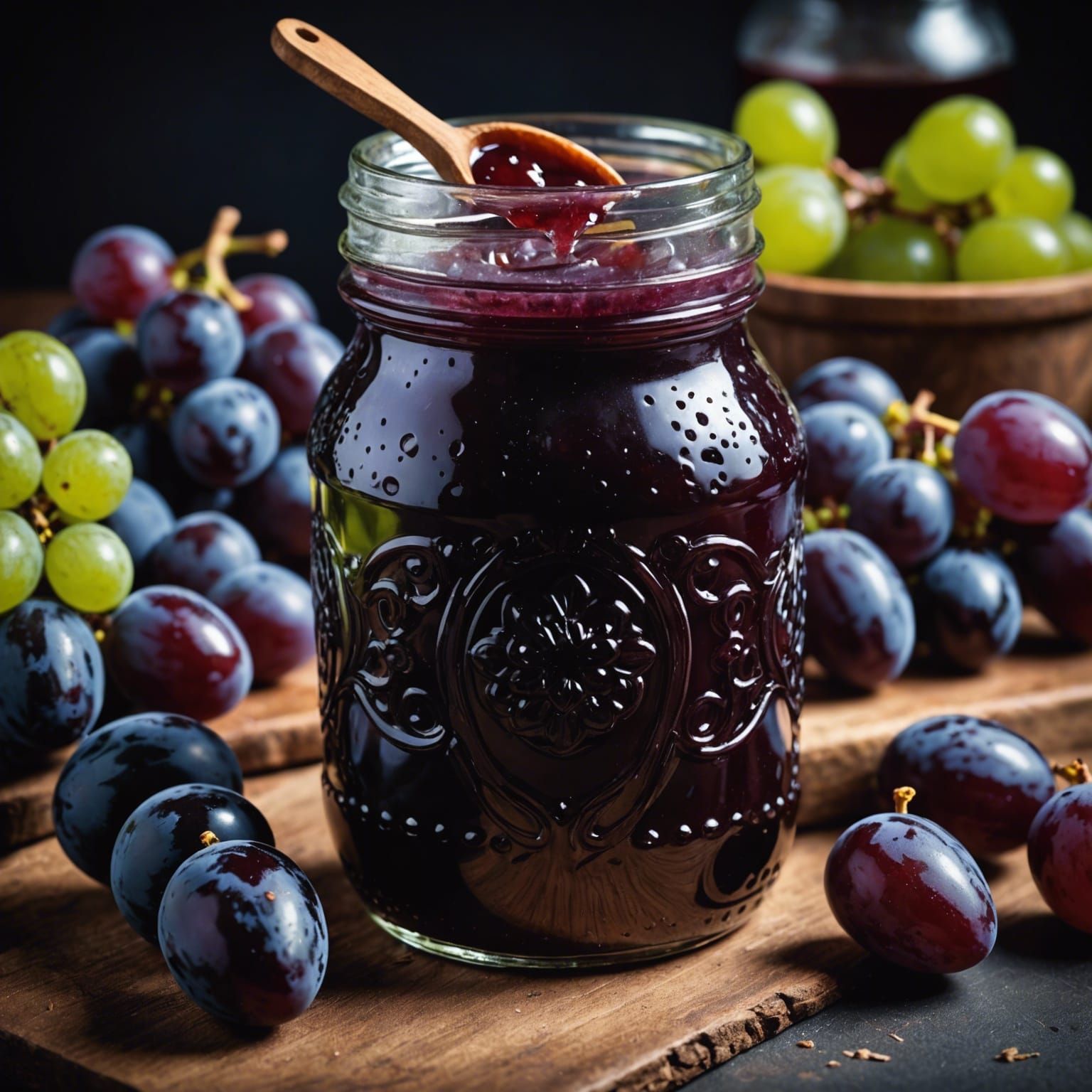 Grape Jam For My Toast - AI Generated Artwork - NightCafe Creator