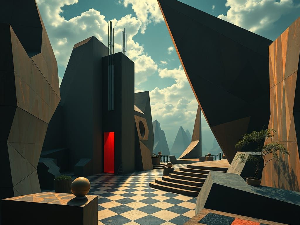 El gran siglo, René Magritte cubist painting