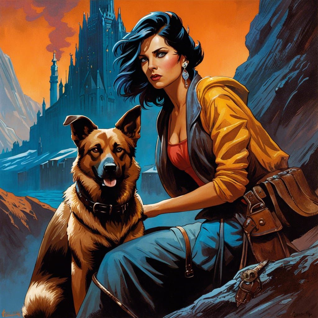 Faithful Friend and Protector - AI Generated Artwork - NightCafe Creator