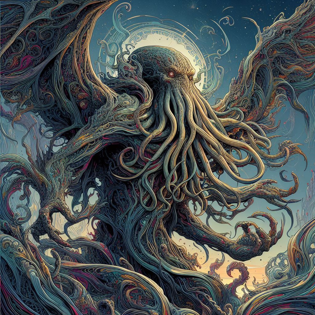 Cthulhu rising - AI Generated Artwork - NightCafe Creator