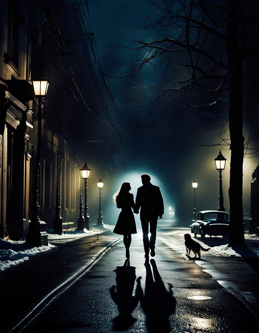 Shadows Of The Night Of Love - AI Generated Artwork - NightCafe Creator