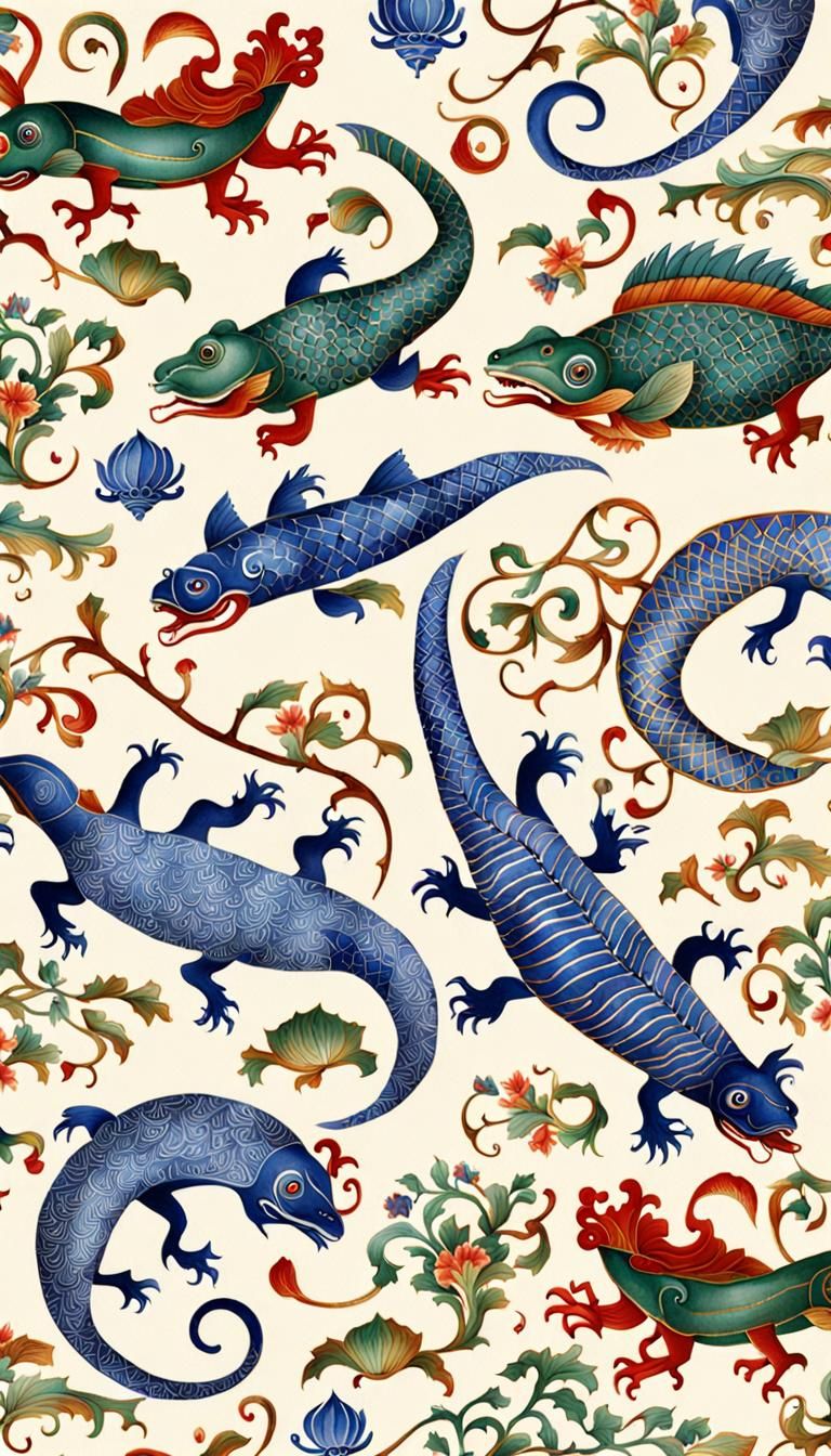 Inspo "Indische Muster" - AI Generated Artwork - NightCafe Creator