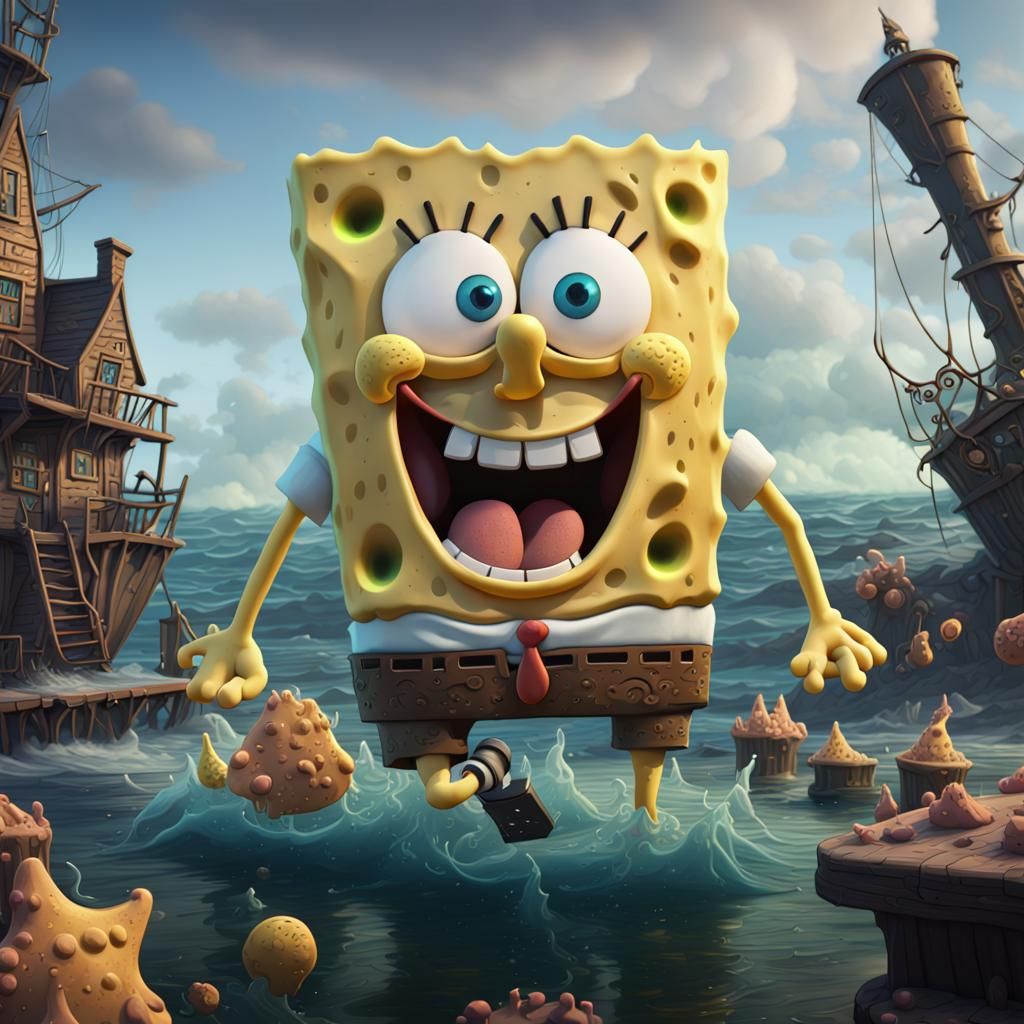 Spongebob - AI Generated Artwork - NightCafe Creator