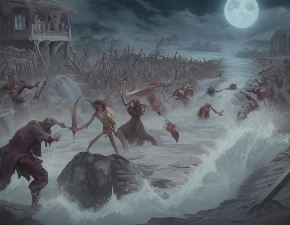 An entire kingdom of ghosts crying out for vengeance as a tidal wave of ...