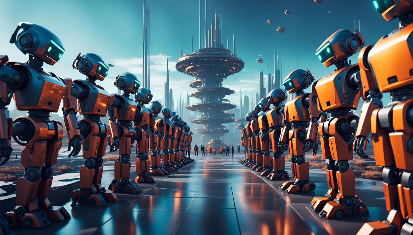 Artificial beings - AI Generated Artwork - NightCafe Creator