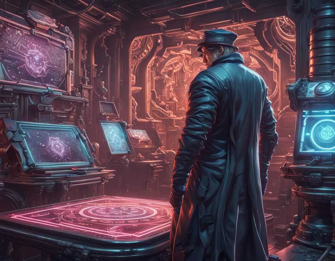 The Master of the Metaverse - AI Generated Artwork - NightCafe Creator