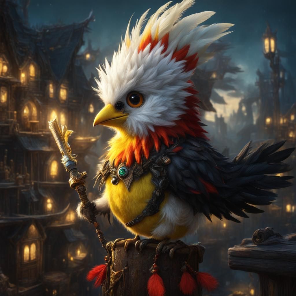 Cute and fluffy tiny guard - AI Generated Artwork - NightCafe Creator