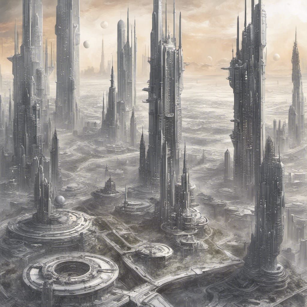 Alien Marvels The Massive Megastructures of an Extra-terrestrial City ...