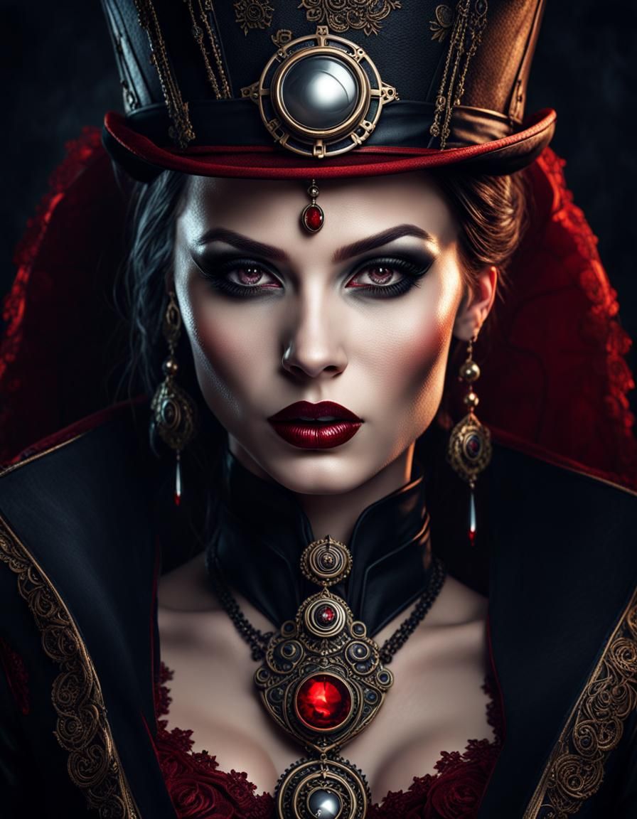 Vampire's Bride - AI Generated Artwork - NightCafe Creator