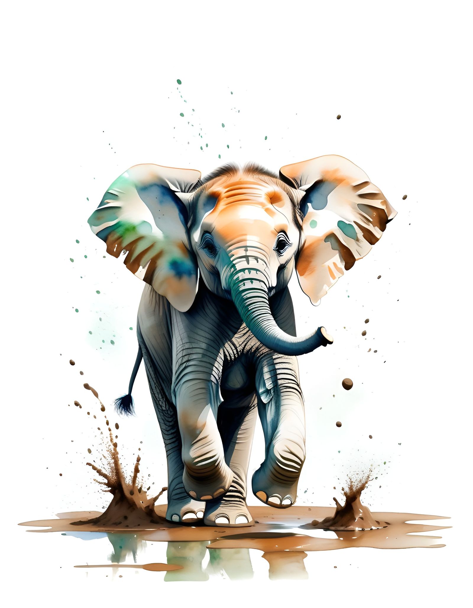 Trying to Fly like Dumbo - AI Generated Artwork - NightCafe Creator