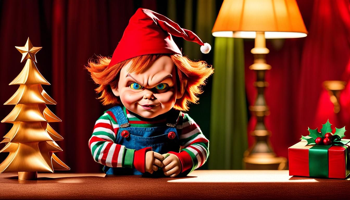 Have a Very Chucky Christmas - AI Generated Artwork - NightCafe Creator