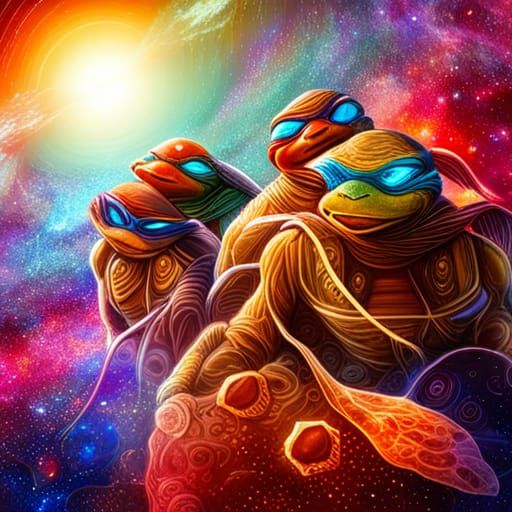 Galaxy Turtle Art - AI Generated Artwork - NightCafe Creator
